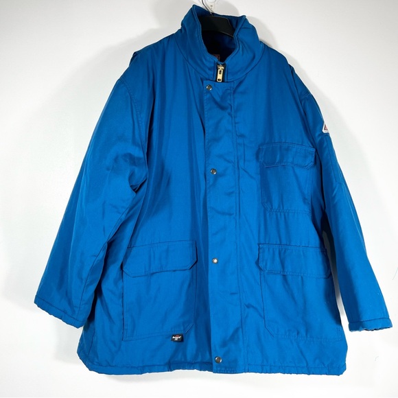 bulwark | Jackets & Coats | Vintage Extreme Bulwark Blue Flame ...